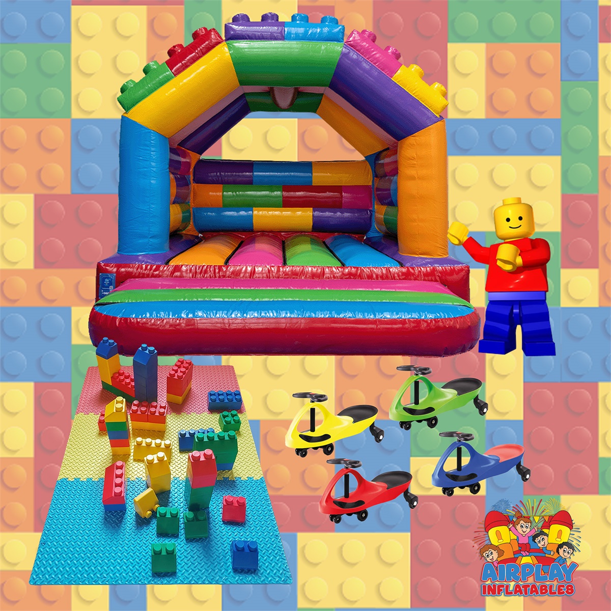 Lego Themed Bouncy Castle & Party Hire | Fun Packages