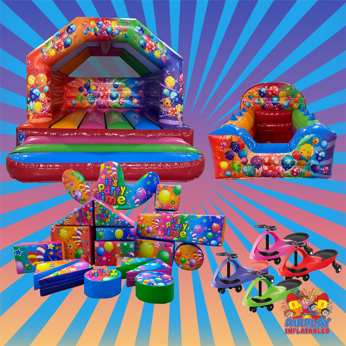 Party Themed Bouncy Castle & Soft Play Hire | Fun For All!
